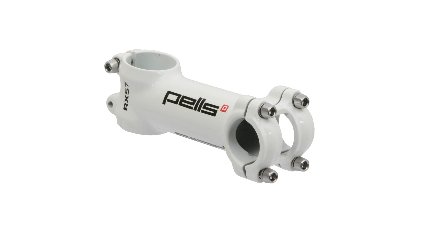 Představec PELLS RX57 White/Black Glossy - 100mm | Pells.eu